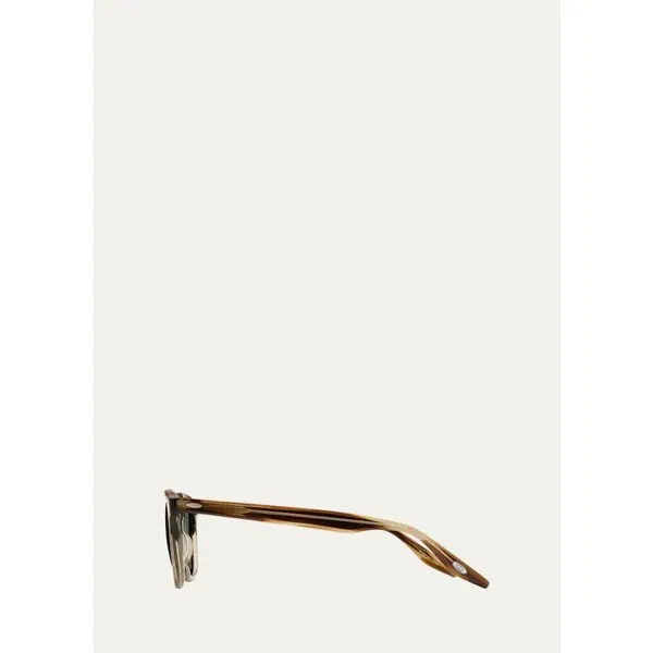 Barton Perreira Dino Acetate Keyhole-bridge Square Sunglasses