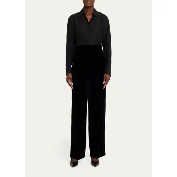Giorgio Armani Relaxed Velvet Trousers