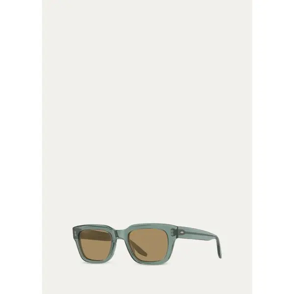 Barton Perreira Butzi Acetate Rectangular Sunglasses
