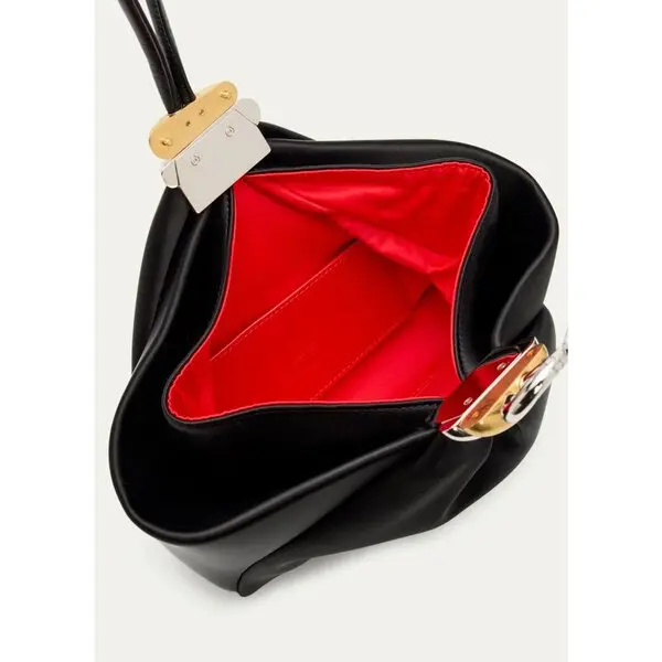 CHRISTIAN LOUBOUTIN Sabrina Small Satin Wristlet Bag