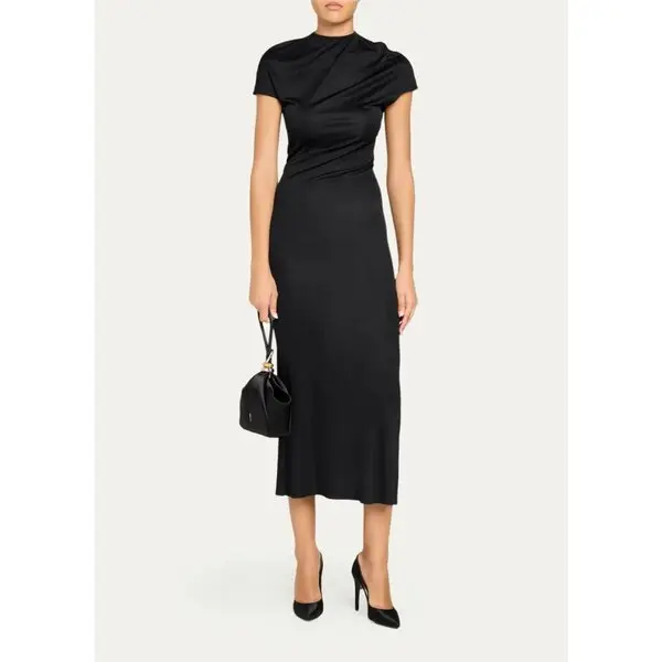 CHRISTIAN LOUBOUTIN Sabrina Small Satin Wristlet Bag