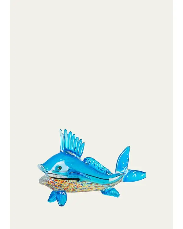 DALE TIFFANY Coronado Art Glass Fish Figurine