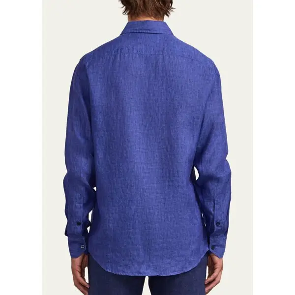 Frescobol Carioca Anton Linen Button-down Shirt