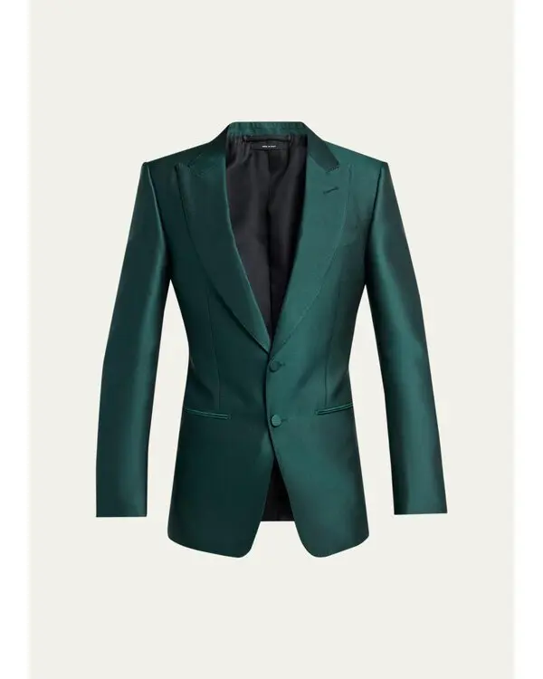TOM FORD Wool Peak Lapel Modern Fit Single-breasted Sport Coat