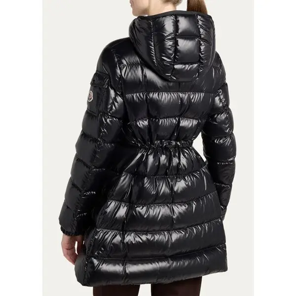Moncler Courcelles Hooded Mid-length Down Jacket