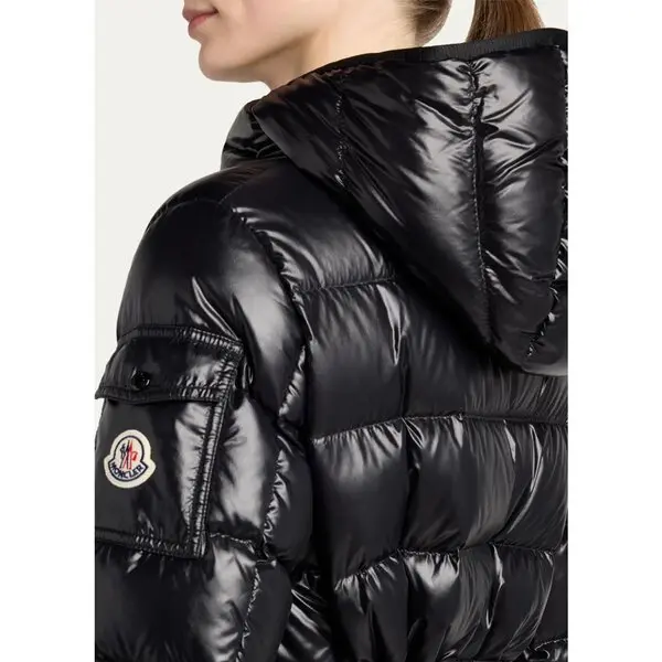 Moncler Courcelles Hooded Mid-length Down Jacket
