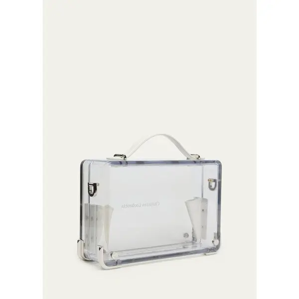 CHRISTIAN LOUBOUTIN Tactical Canopy Logo Briefcase