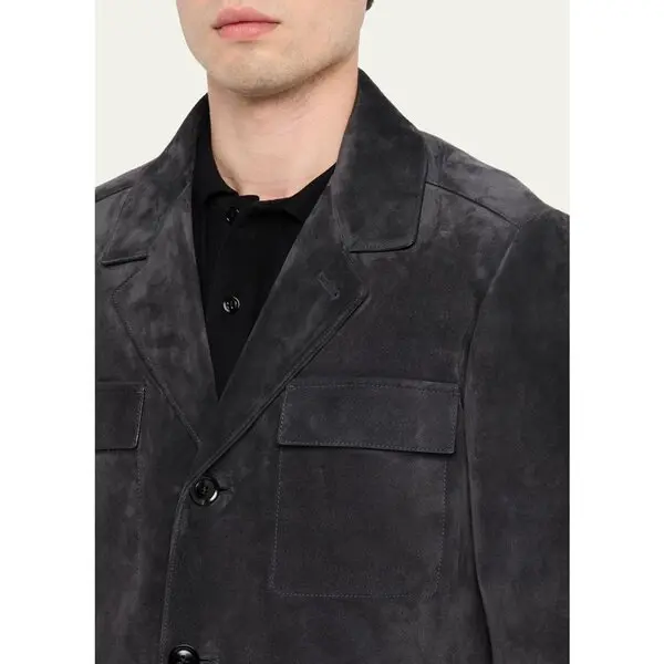 TOM FORD Suede Military Jacket