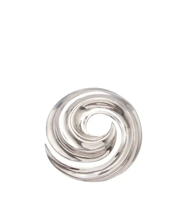 BEN-AMUN Silvertone Swirl Pin - Silver
