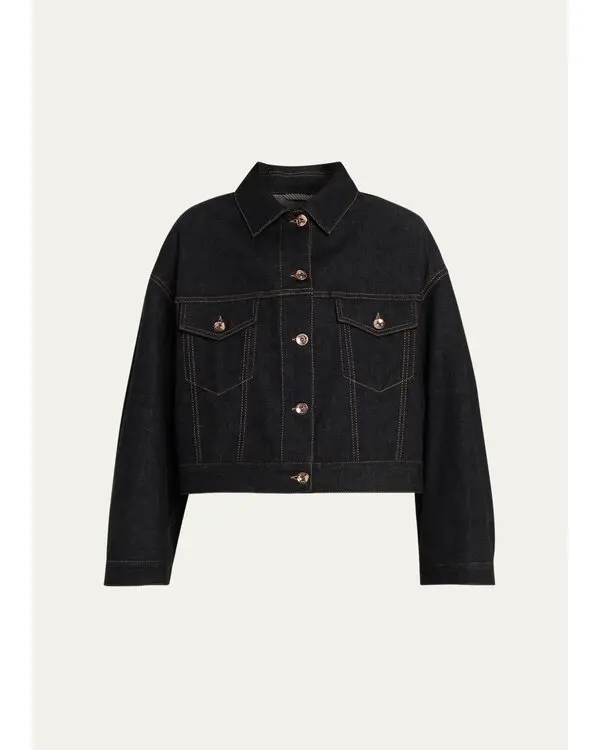 Brunello Cucinelli Boxy Denim Jacket