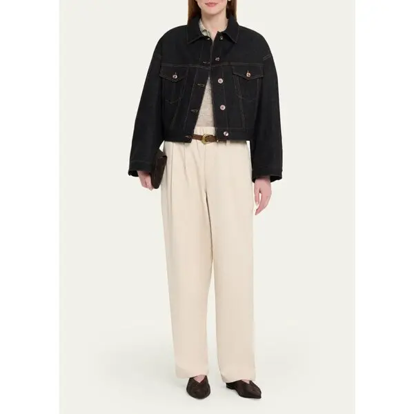 Brunello Cucinelli Boxy Denim Jacket