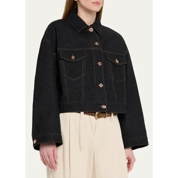Brunello Cucinelli Boxy Denim Jacket