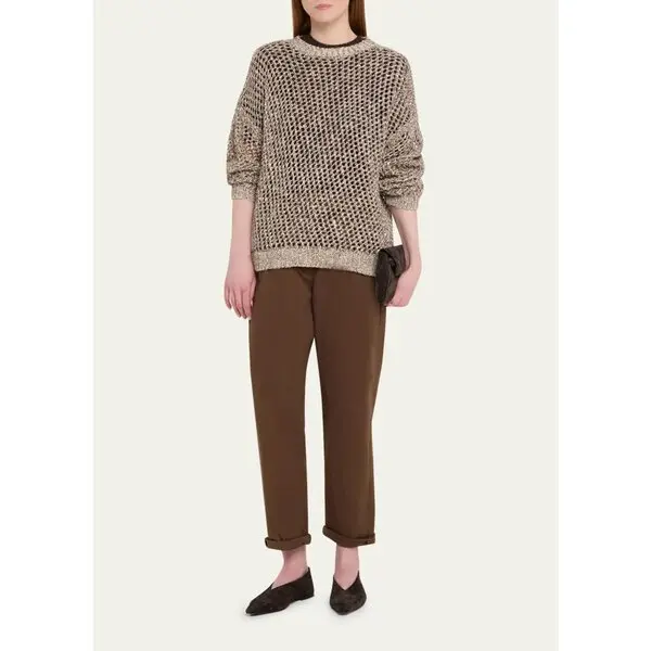 Brunello Cucinelli Slim-leg Ankle Pull-on Pants