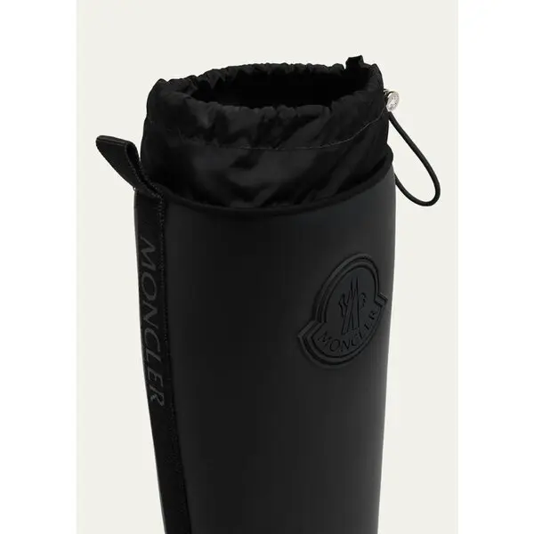 Moncler Kickstream High Waterproof Rain Boots - Black
