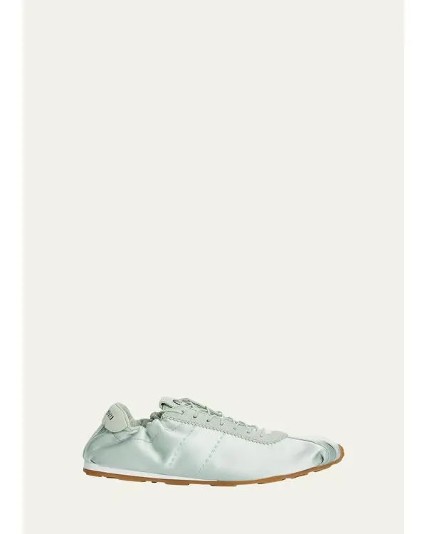 Miu Miu Satin Retro Runner Sneakers - Linfa