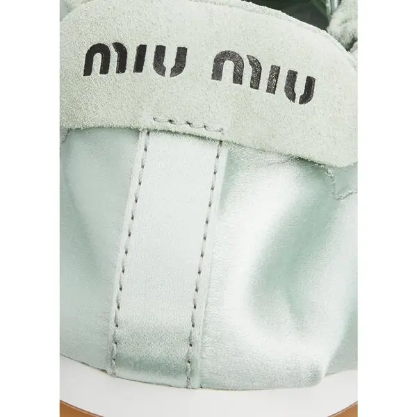 Miu Miu Satin Retro Runner Sneakers - Linfa