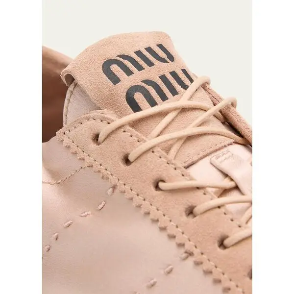Miu Miu Satin Retro Runner Sneakers - Linfa