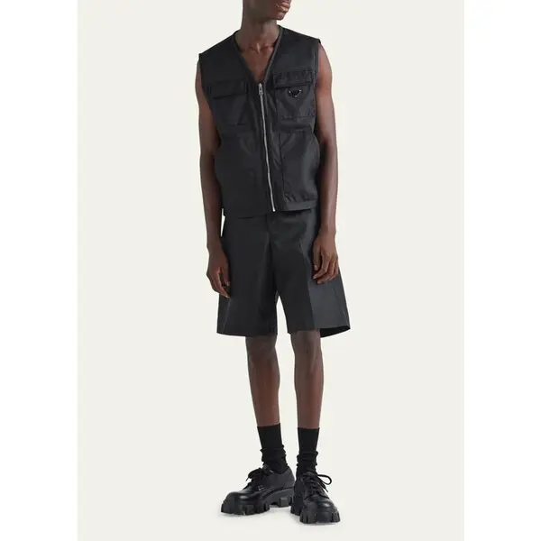 Prada Re-nylon Printed Bermuda Shorts