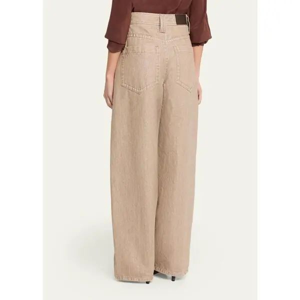 Brunello Cucinelli Shimmer Denim Pants