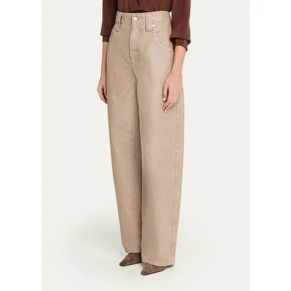 Brunello Cucinelli Shimmer Denim Pants