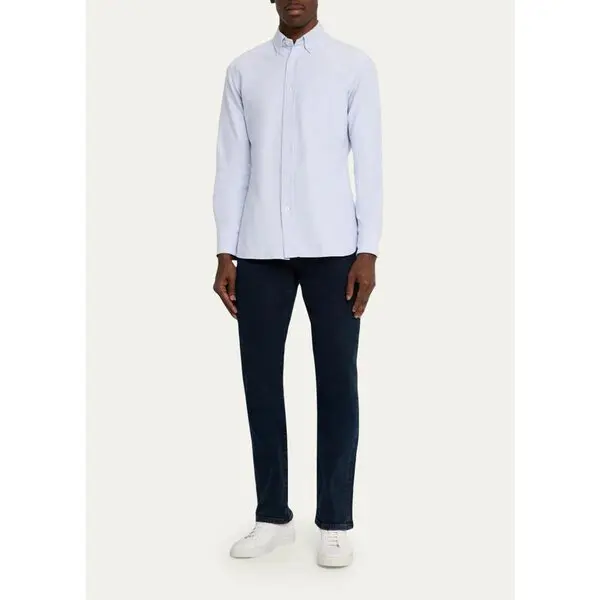 JEANERICA Casual Dark Blue Denim Straight-leg Jeans