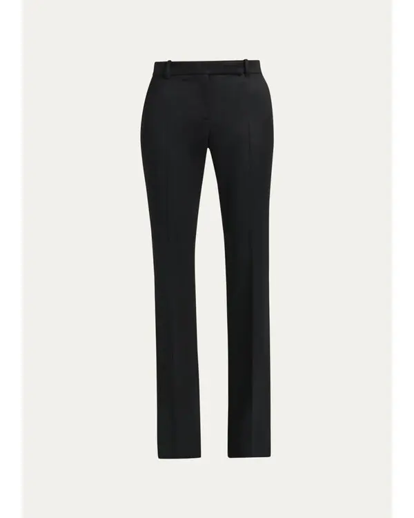 Alexander McQueen Bumster Wool Trousers