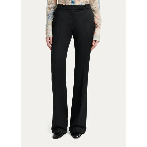 Alexander McQueen Bumster Wool Trousers
