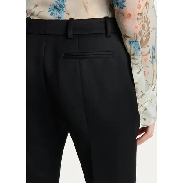 Alexander McQueen Bumster Wool Trousers