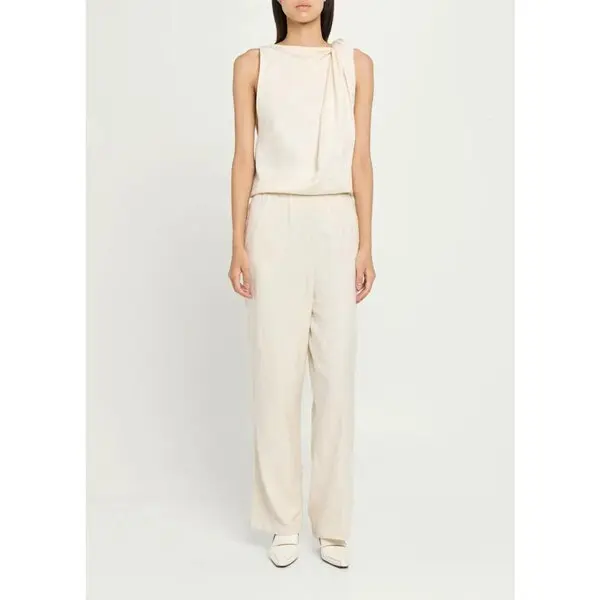 TOTEME Monogram Flannel Straight-leg Trousers