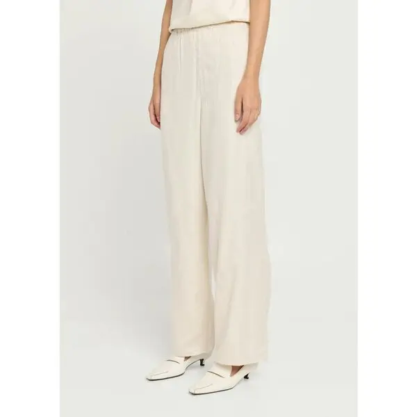 TOTEME Monogram Flannel Straight-leg Trousers