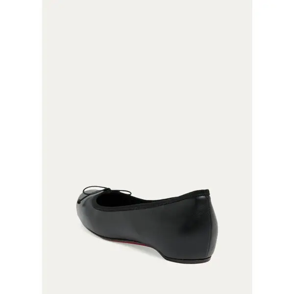 CHRISTIAN LOUBOUTIN Cassia Leather Ballerina Flats
