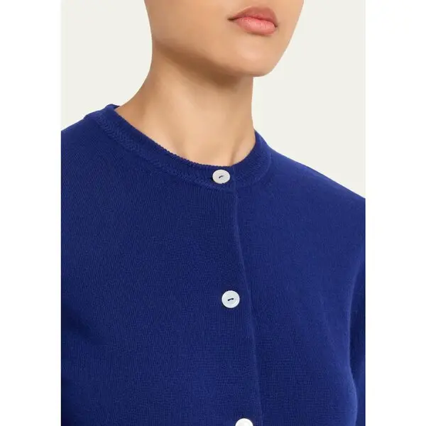 JIL SANDER Wool Crewneck Cardigan