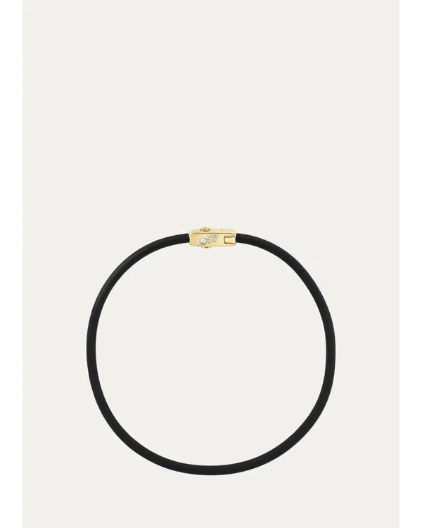 UNIFORM OBJECT Carbon Torque Necklace - Black
