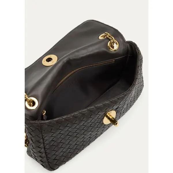 Bottega Veneta Madison Small Leather Shoulder Bag - Espresso