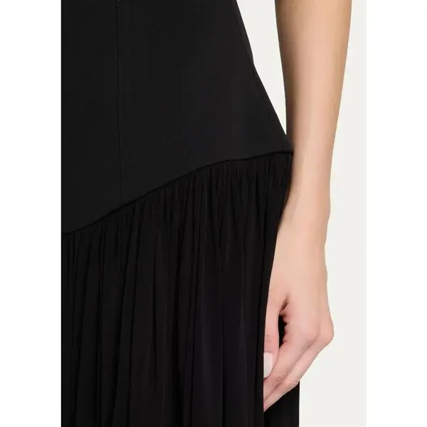 HEIRLOME Louise Gathered Yoke Jersey Maxi Skirt