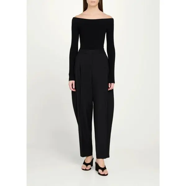 Alaïa 75mm Cube Calf Hair Thong Sandals