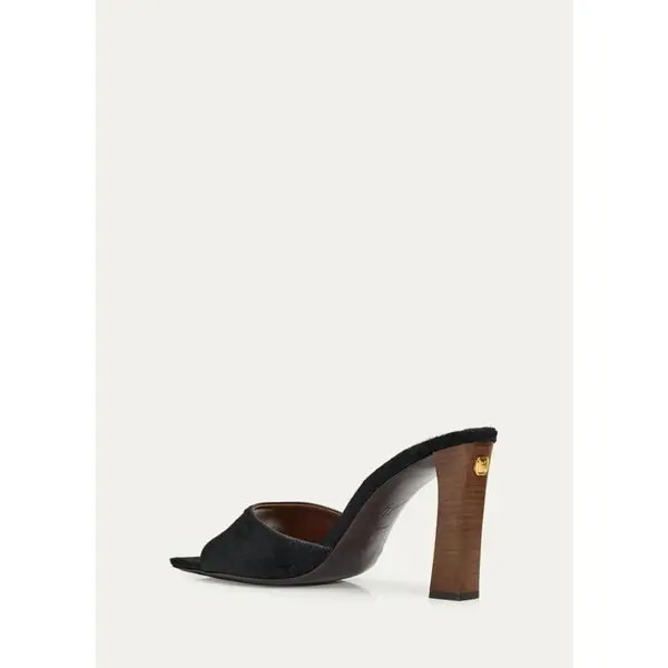 GIUSEPPE ZANOTTI 90mm Calf Hair Mules