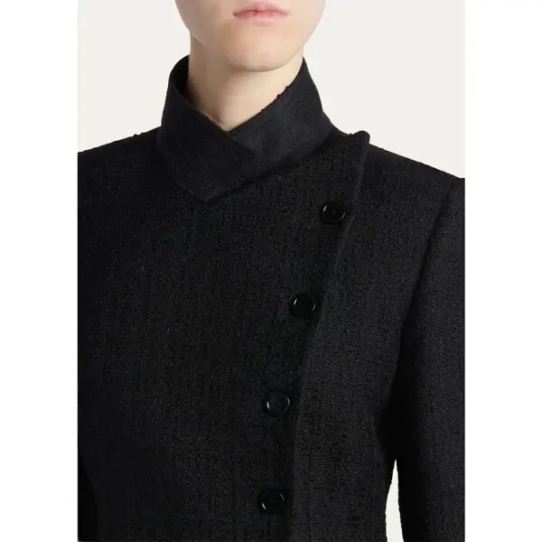 Alexander McQueen Light Tweed Single-breasted Jacket