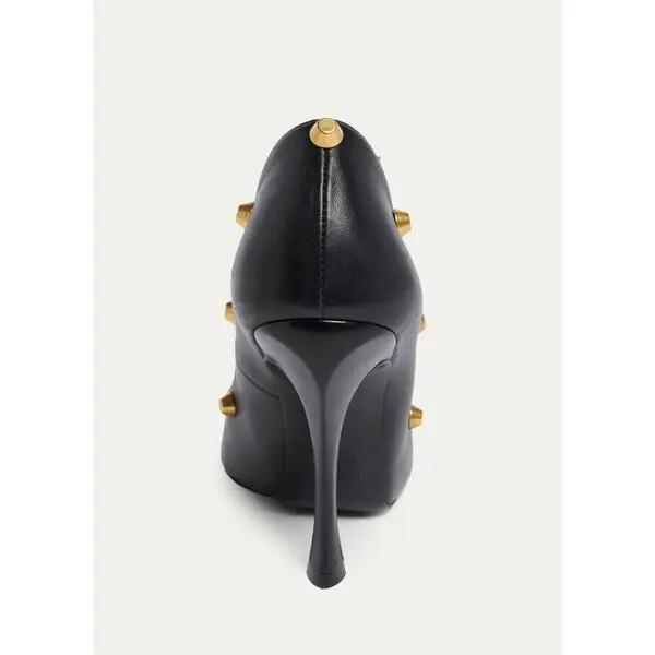 Balenciaga 110mm Studded Smooth Nappa Leather Pumps