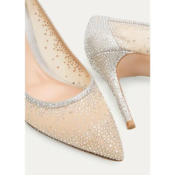GIANVITO ROSSI 85mm Embellished Organza Pumps