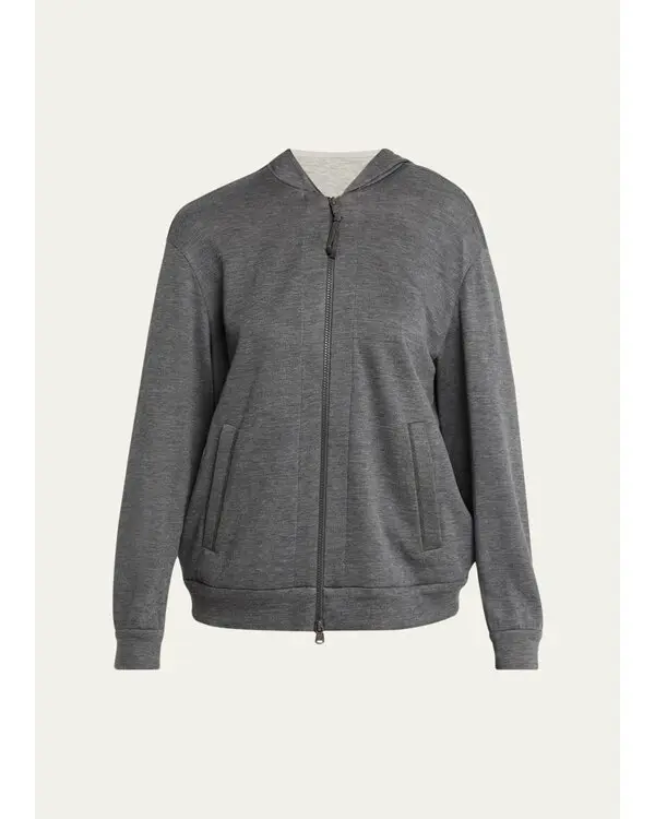 Brunello Cucinelli Monili-trim Cardigan Sweatshirt