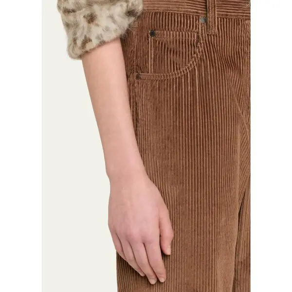 Brunello Cucinelli Mid-rise Corduroy Straight-leg Pants