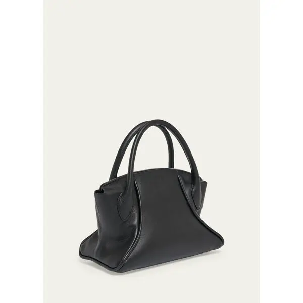 Balmain Pulse Leather Top-handle Bag