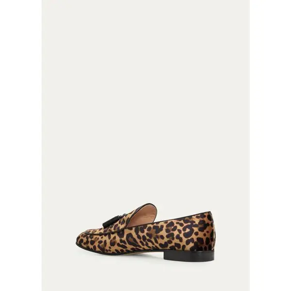 GIANVITO ROSSI Velvet Tassel Loafers