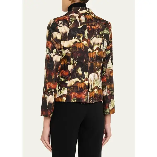 Libertine Take The Reins Silk Single-breasted Jacket