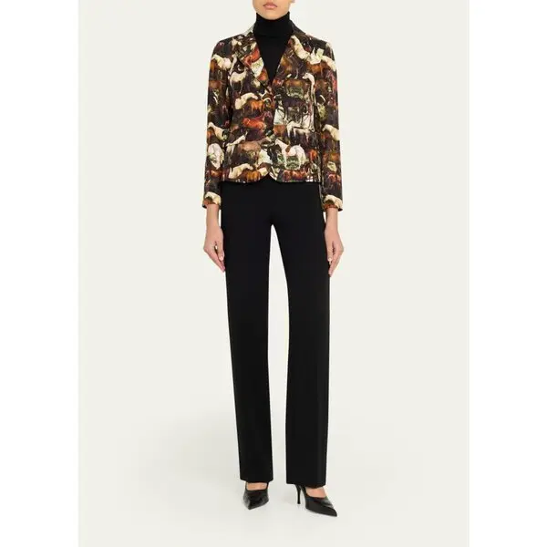 Libertine Take The Reins Silk Single-breasted Jacket