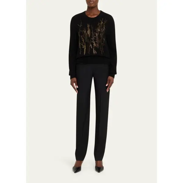 Libertine Crown Of Thorns Cashmere Crewneck Sweater