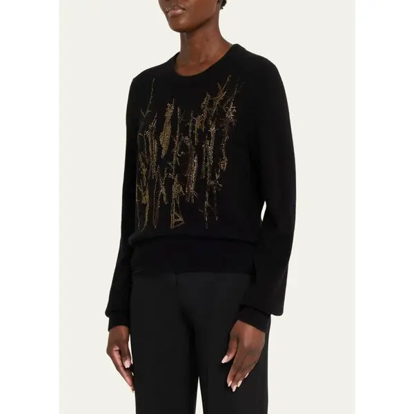 Libertine Crown Of Thorns Cashmere Crewneck Sweater