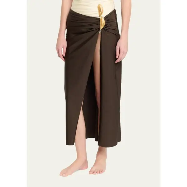 Simkhai Eiana Shell Midi Skirt
