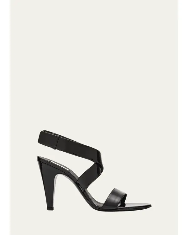 Alaïa 90mm Patent Leather Sandals